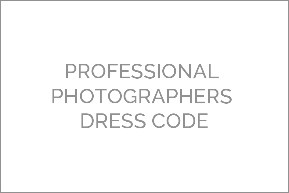 Professional Photographers Dress Code » Horn Photography and Design Blog